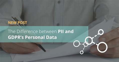 Niranjan Gajulapalli On Linkedin The Difference Between Pii And Gdprs Personal Data