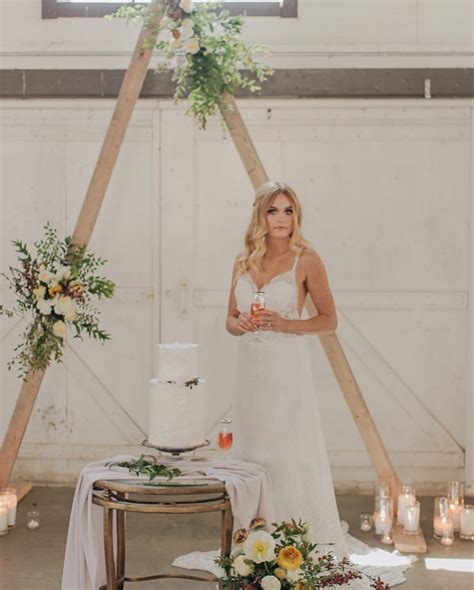 Triangular Wood Arch — Set The Table