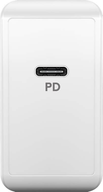 Goobay USB C PD Snellader 65 W Wit Oplaadadapter Met 1x USB C Poort Power Delivery USB
