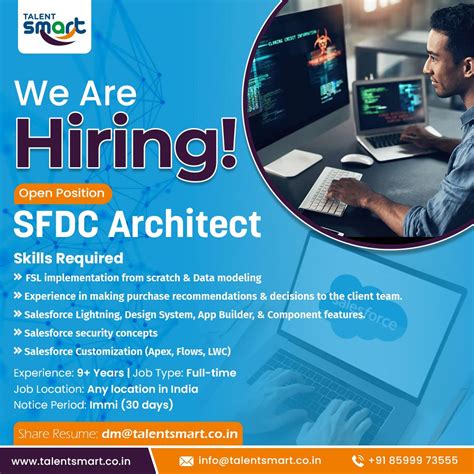 Talent Smart On Linkedin Sfdc Salesforcearchitect Salesforcejobs Sfdcarchitect Lwc…