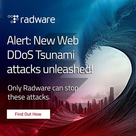 Radware On Linkedin Web Ddos Tsunami Warning