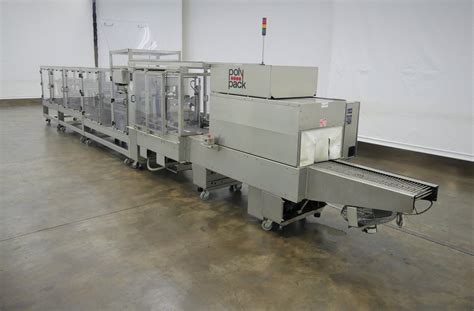 Used Polypack Cfh 16 24 32 Vl Inline Automatic Shrink Bundler With Heat