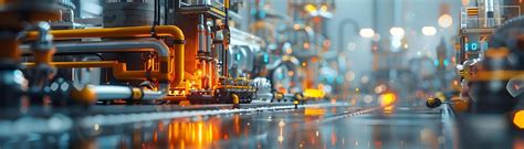 Photo Realistic Production Illustration For Business Reports Visual Representation Of