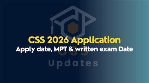 CSS Apply Online Application CSS Application Form