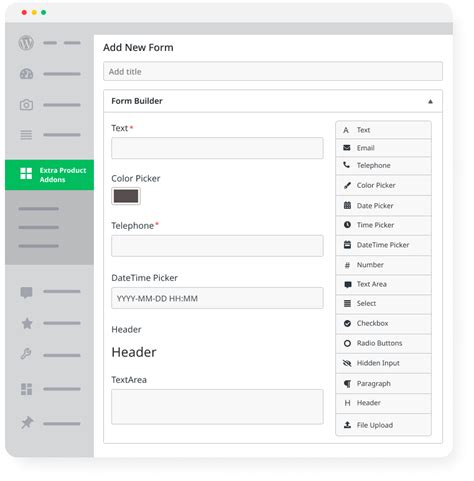Extra Product Options Custom Addons For Woocommerce