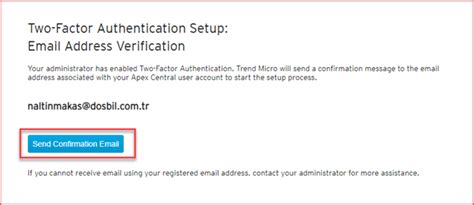 Trend Micro Apex Central Two Factor Authentication Özelliği Çözümpark