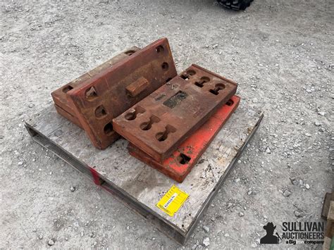 Tractor Pad Weights Bid Per Unit Agriculture Bigiron