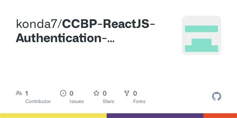Github Konda Ccbp Reactjs Authentication Authorizationpart