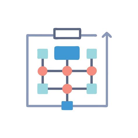 Flowchart Icon For Visualizing Processes 57076691 Vector Art At Vecteezy