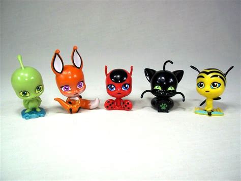 Rare Miraculous Ladybug Miracle Box Kwami Wayzz Plagg Trixx Tikki