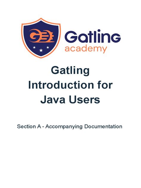 Gatling Introduction For Java Section A Pdf Java Programming