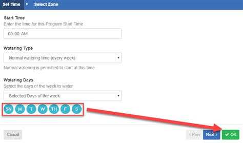 Water Days Interval Watering Hydrawise