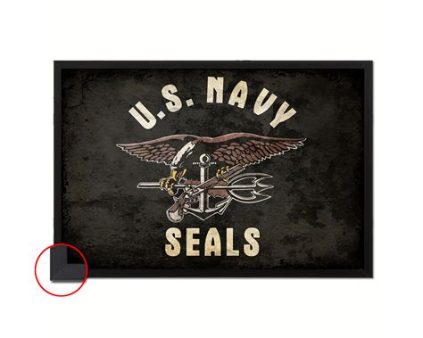 Us Navy Seals Vintage Military Flag Wall Decor Art Prints Maumshopwork