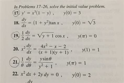 Solved Solve The Initial Value Problem Y X31 Y