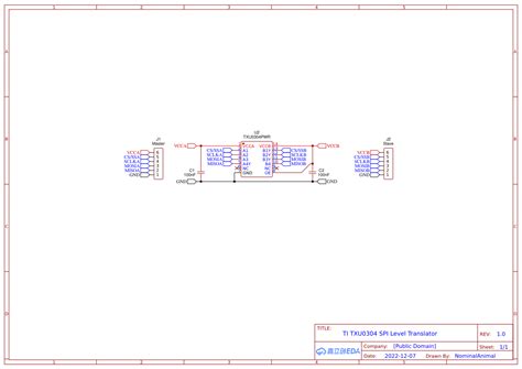Txu0304 Spi Level Translator Oshwlab
