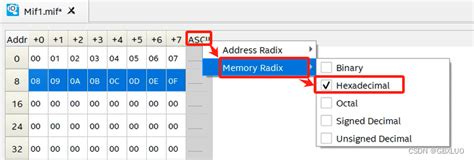 Quartus Ip 之mif与hex文件创建与使用mif文件怎么打开 Csdn博客 Quartus Ip 之mif与hex文件创建与使用mif文件怎么打开 Csdn博客