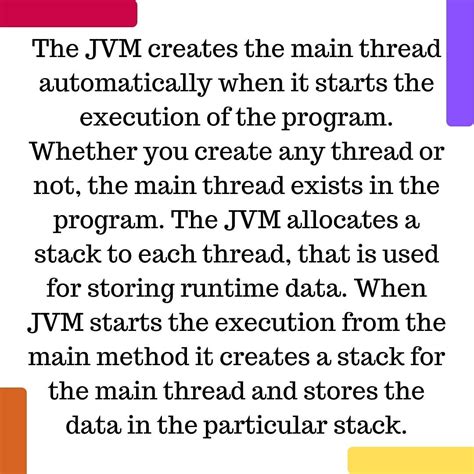 JavaGoal Main Thread In Java And How Does Main Thread In
