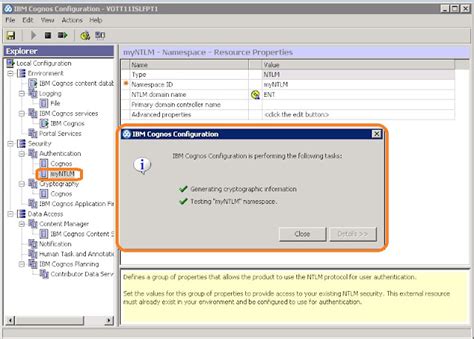 Sachchidanand Singh Configuring Ibm Cognos 8 And Cognos 10 1 1 To Use Ntlm Namespace