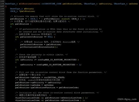 1302freertos中coroutine设计实现分析freertos Coroutine Csdn博客