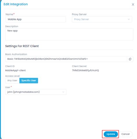 Rest Integration Serviceops