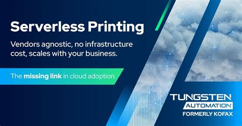 Glenn Grønnevik On Linkedin Tungstenautomation Printix Print Serverlessprinting Cloud