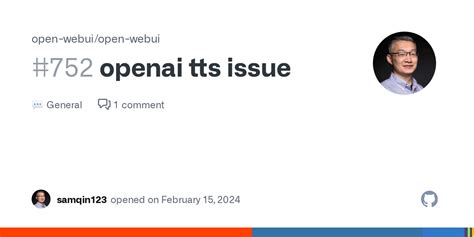 Openai Tts Issue Open Webui Open Webui Discussion GitHub