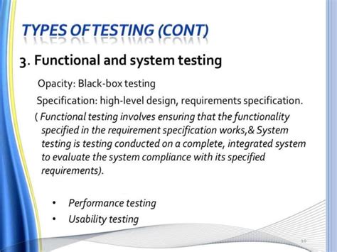 Software Testing Methods By Swapnil Shinde Ppt