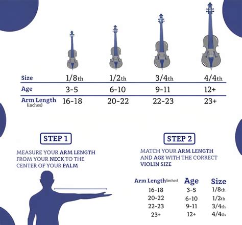 45 Free Printable Violin Size Chart Pdf Sizing Guide