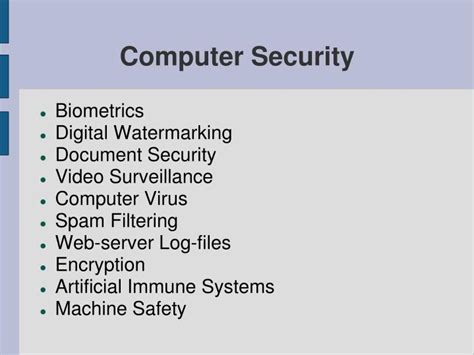PPT Computer Security PowerPoint Presentation Free Download ID