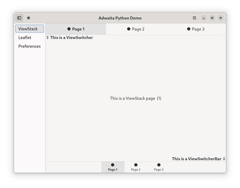 GitHub Timlau Adw Pydemo