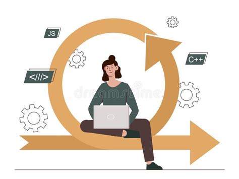 Agile Software Development Stock Vector Illustration Of Coding 247589470