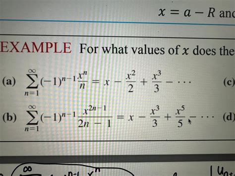 X AR EXAMPLE For What Values Of X Does The A Chegg Com