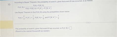 P AB P A P BA P A P BA P A P BA Use Chegg Com