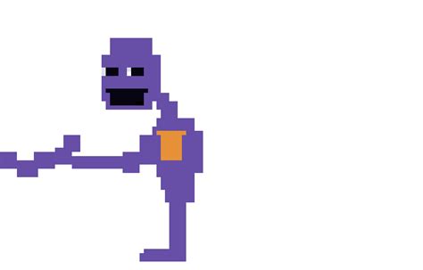 Purple Guy Pixel Art