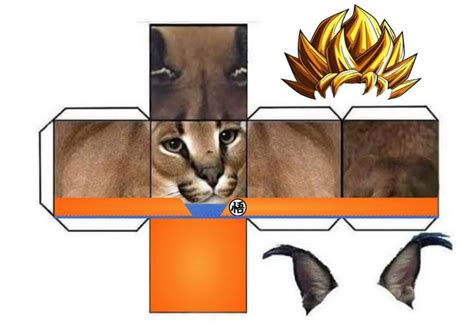 ⚡floppa Cubo Goku⚡ En 2025 Arte De Papel En 3d Arte Del Origami Figuras De Origami 3d