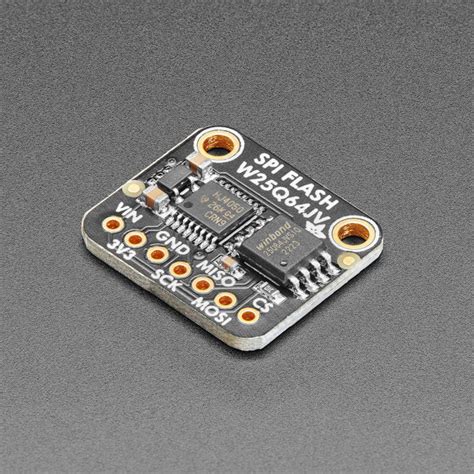 Adafruit Spi Flash Breakout W25q64 64 Mbit 8 Mbyte The Pi Hut