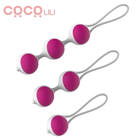 Купить Секс товары Safe Silicone Smart Ball Vibrator Kegel Ball Ben Wa Ball Vagina Tighten
