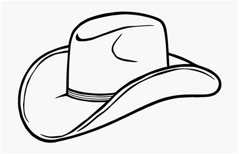 Cowboy Hat Clipart Clip Art Black And White Hat Hd Png Download