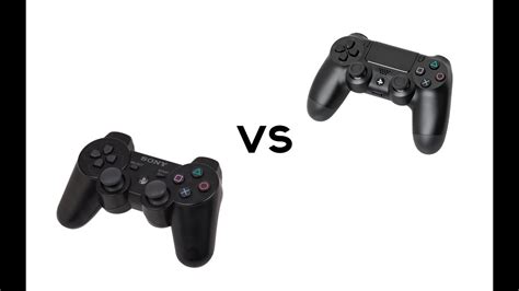 PS Vs PS Controller Comparison YouTube