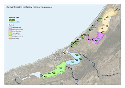 Map Of The Vasse Wonnerup Wetland System Showing The Four Sites Sampled