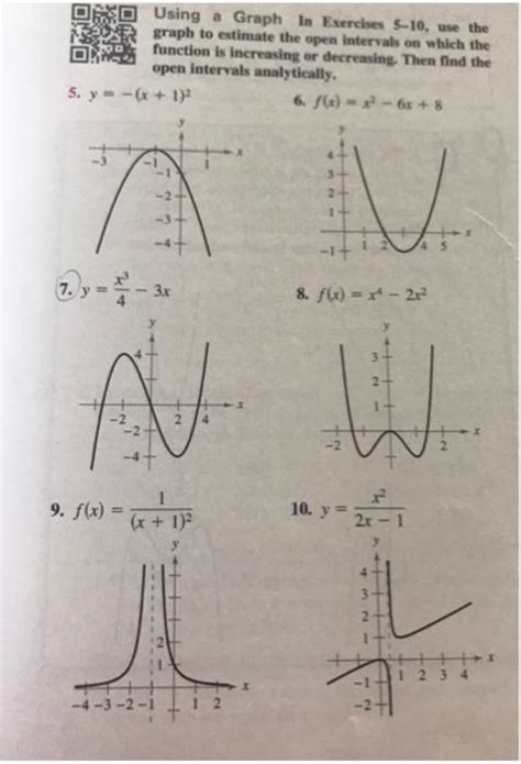 Solved Using A Graph In Exercises 5 10 Use The Graph To
