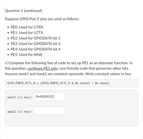 Solved Question 2 Uart Module Suppose You Are Using Uart6
