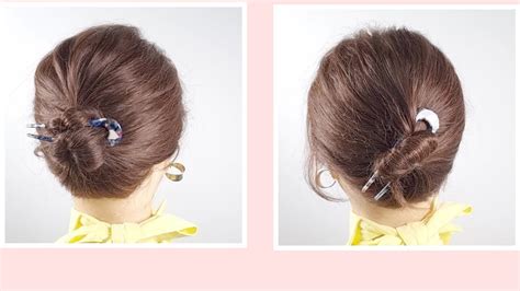 숱없는머리 2가지방법 셀프 올림머리 만들어 보세요 Youtube