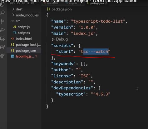 How To Build Your First Typescript Project — Todo List Application