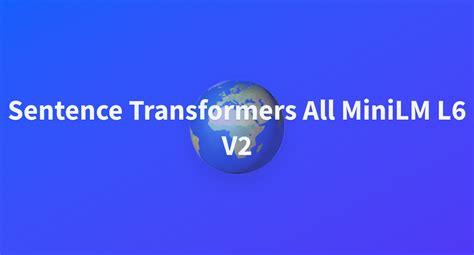 Dar1sentence Transformers All Minilm L6 V2 At Main