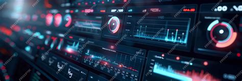 Premium Photo A Hightech Computer Screen Displaying A Detailed