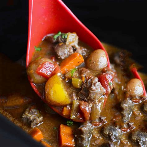 Old School Beef Shank Stew Made Easy In The Slow Cooker