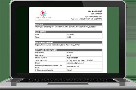 Hvac Dispatcher Script Template Free Download Housecall Pro