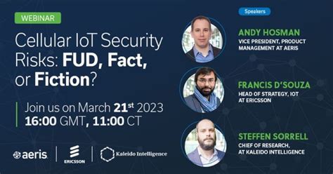 Security Iot Enterprise Survey Iotsecurity Cellular… Aeris