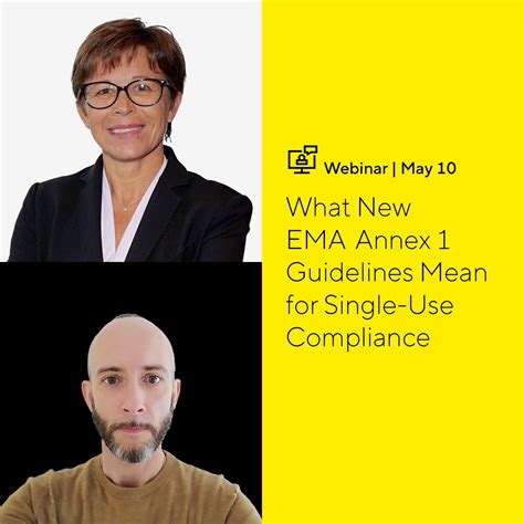 Webinar Single Use Assemblies Compliance Through The Lens Of The New Ema Annex 1 Guidelines